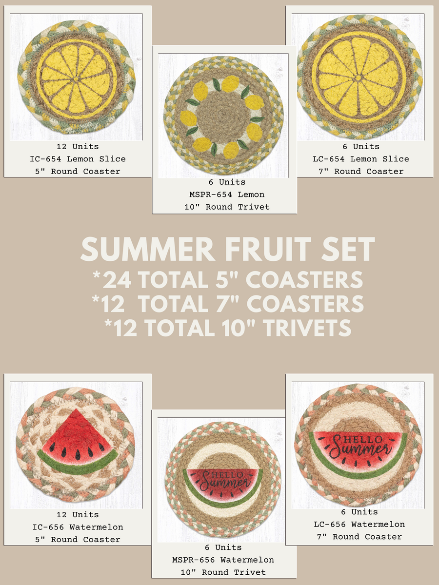Summer Fruit Set – Earth Rugs