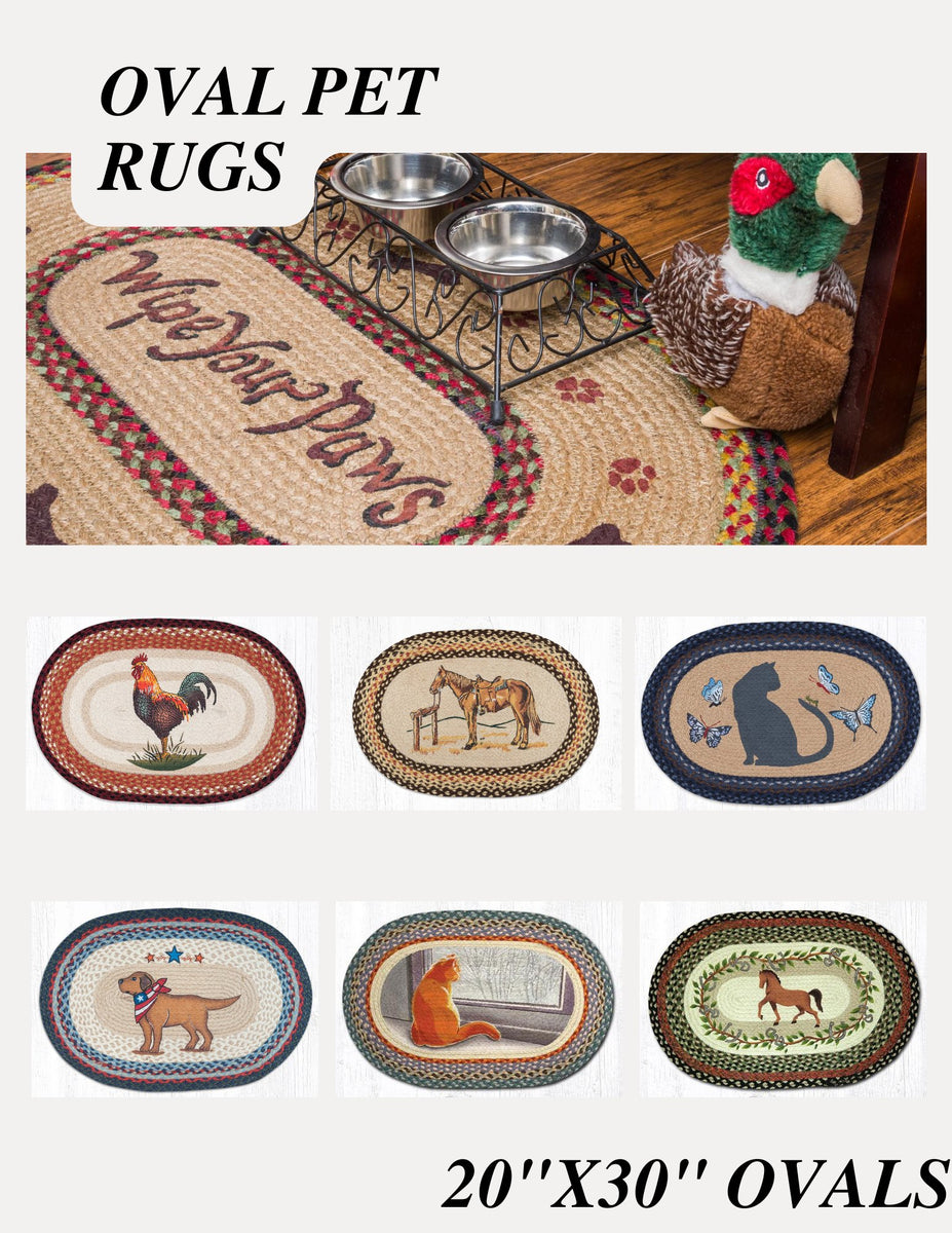 Oval Pet Rugs – Earth Rugs