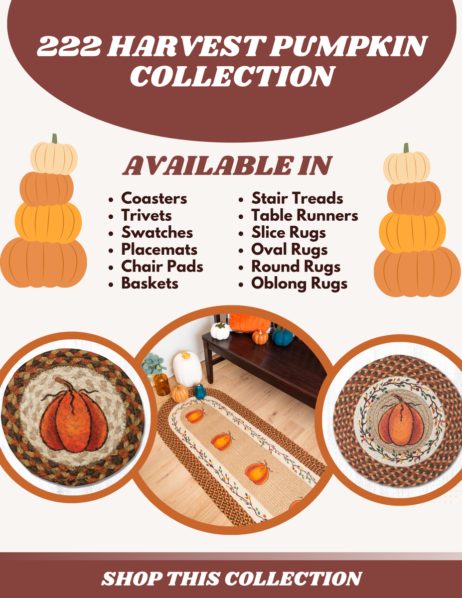 222 Harvest Pumpkin – Earth Rugs