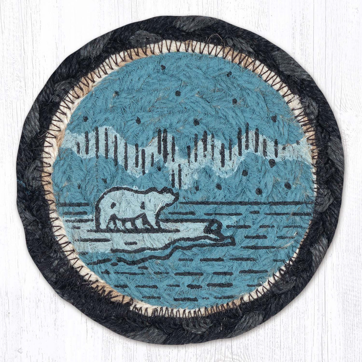 IC-238 Arctic Bear Coaster – Earth Rugs
