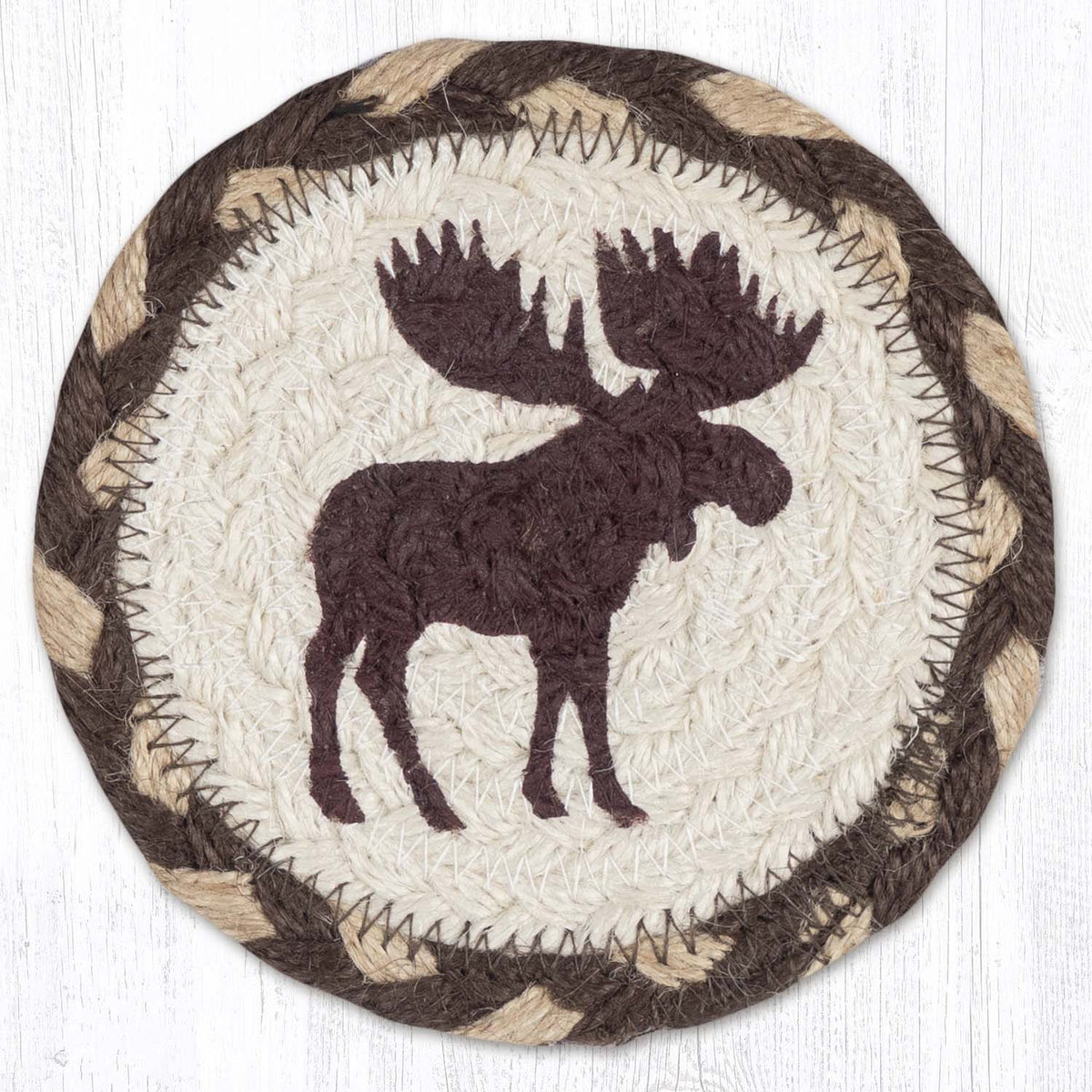 IC-518 Moose Crossing Coaster – Earth Rugs
