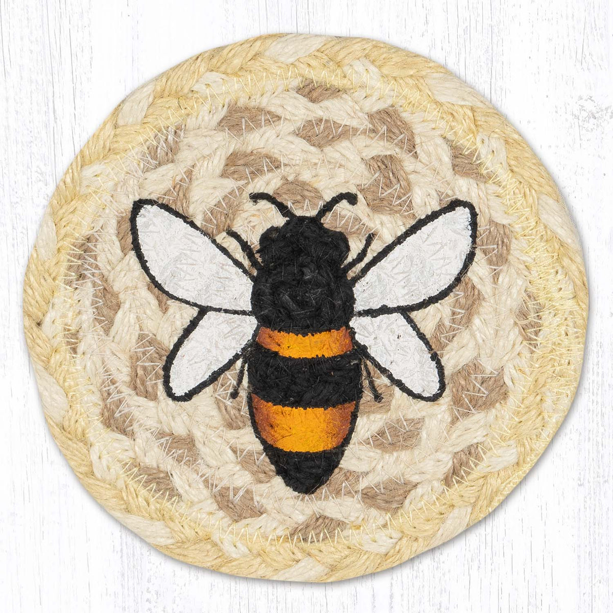 IC-880 Bee Happy Coaster – Earth Rugs