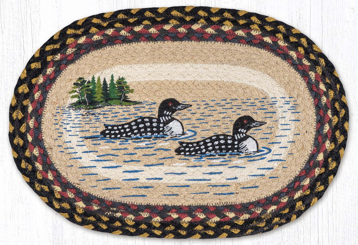 PM-OP-043 Loon Patch – Earth Rugs