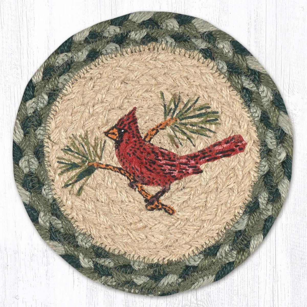 LC-365 Cardinal Large Coaster – Earth Rugs