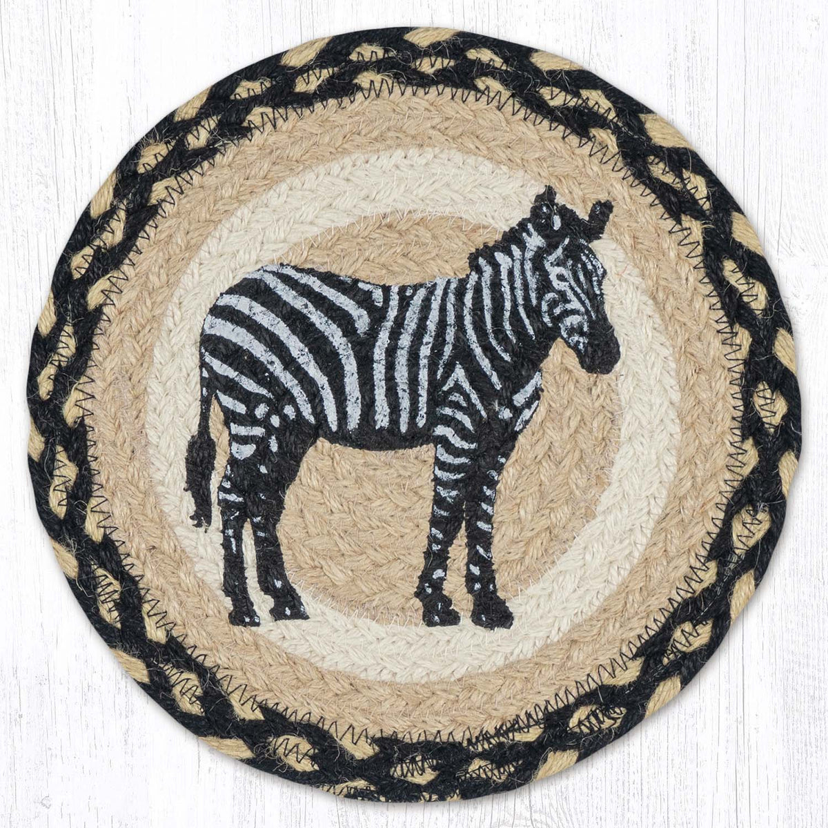 MSPR-123 Zebra Silhouette Trivet – Earth Rugs