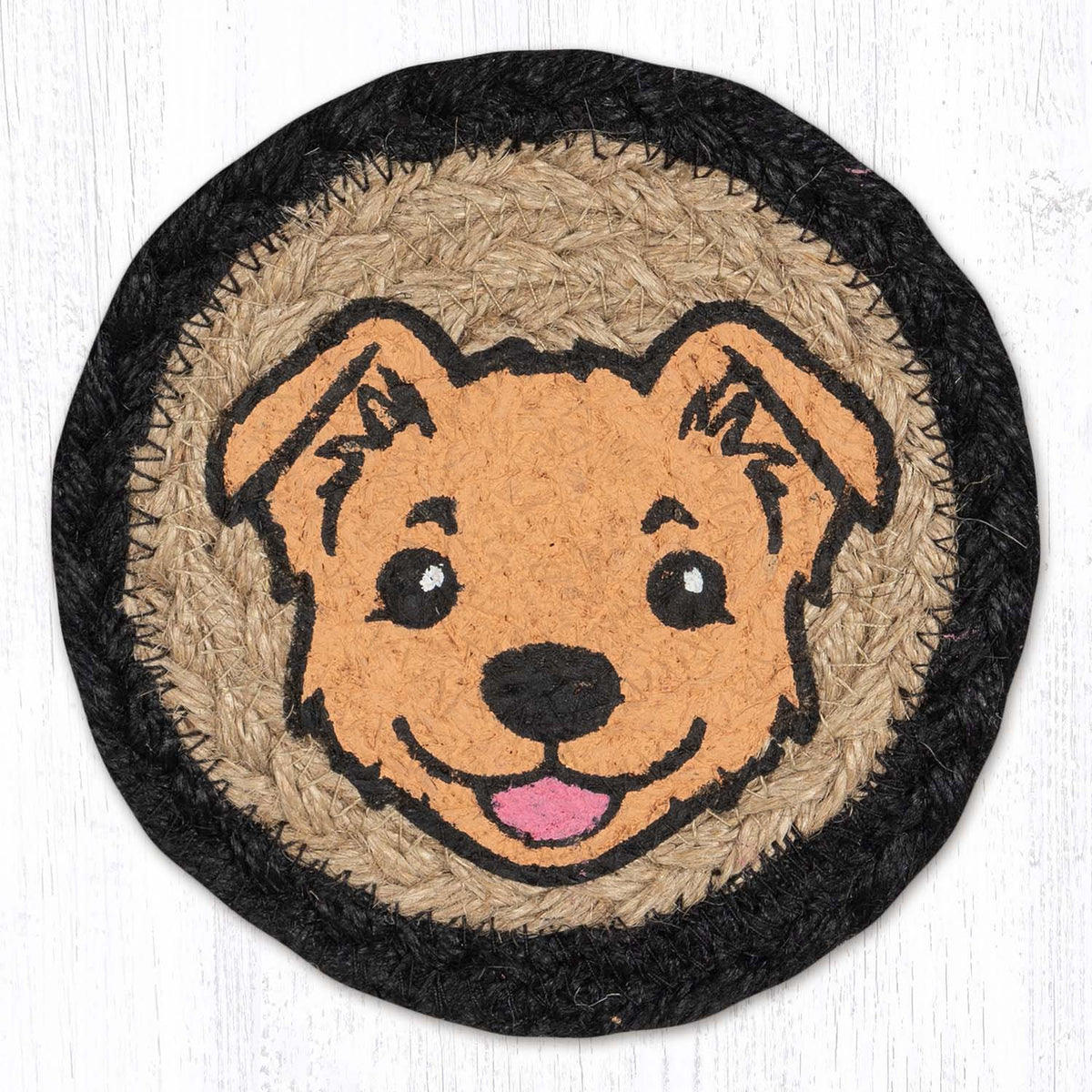 IC-001 Puppy Face Coaster – Earth Rugs