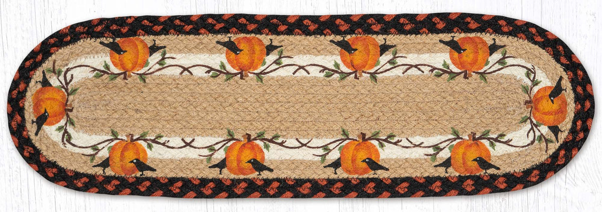 ST-OP-222 Pumpkin Crow Stair Tread – Earth Rugs