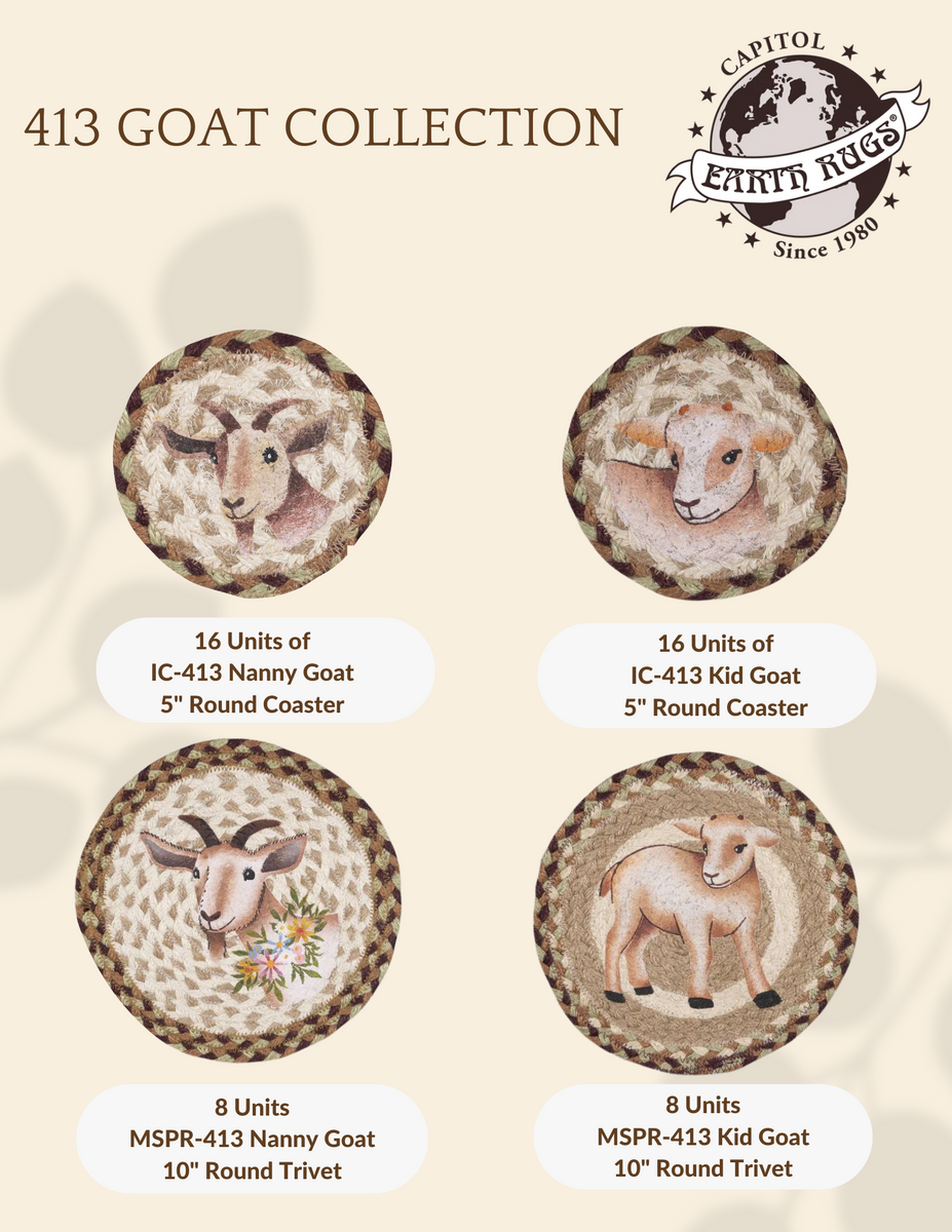 413 Goat Collection – Earth Rugs
