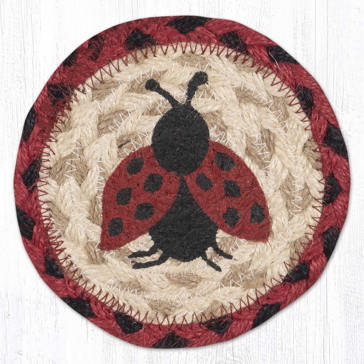 IC-396 Ladybug Coaster – Earth Rugs
