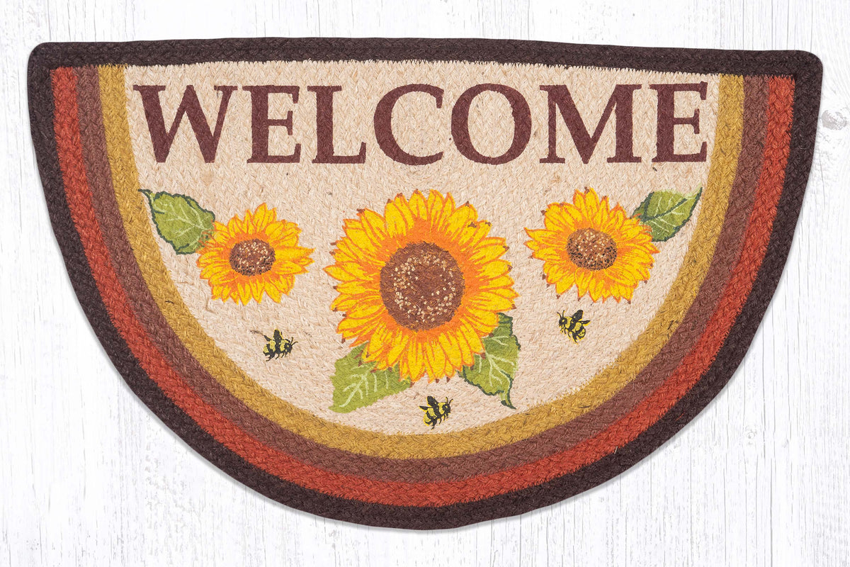 SCP-606 Sunflower Welcome Slice – Earth Rugs