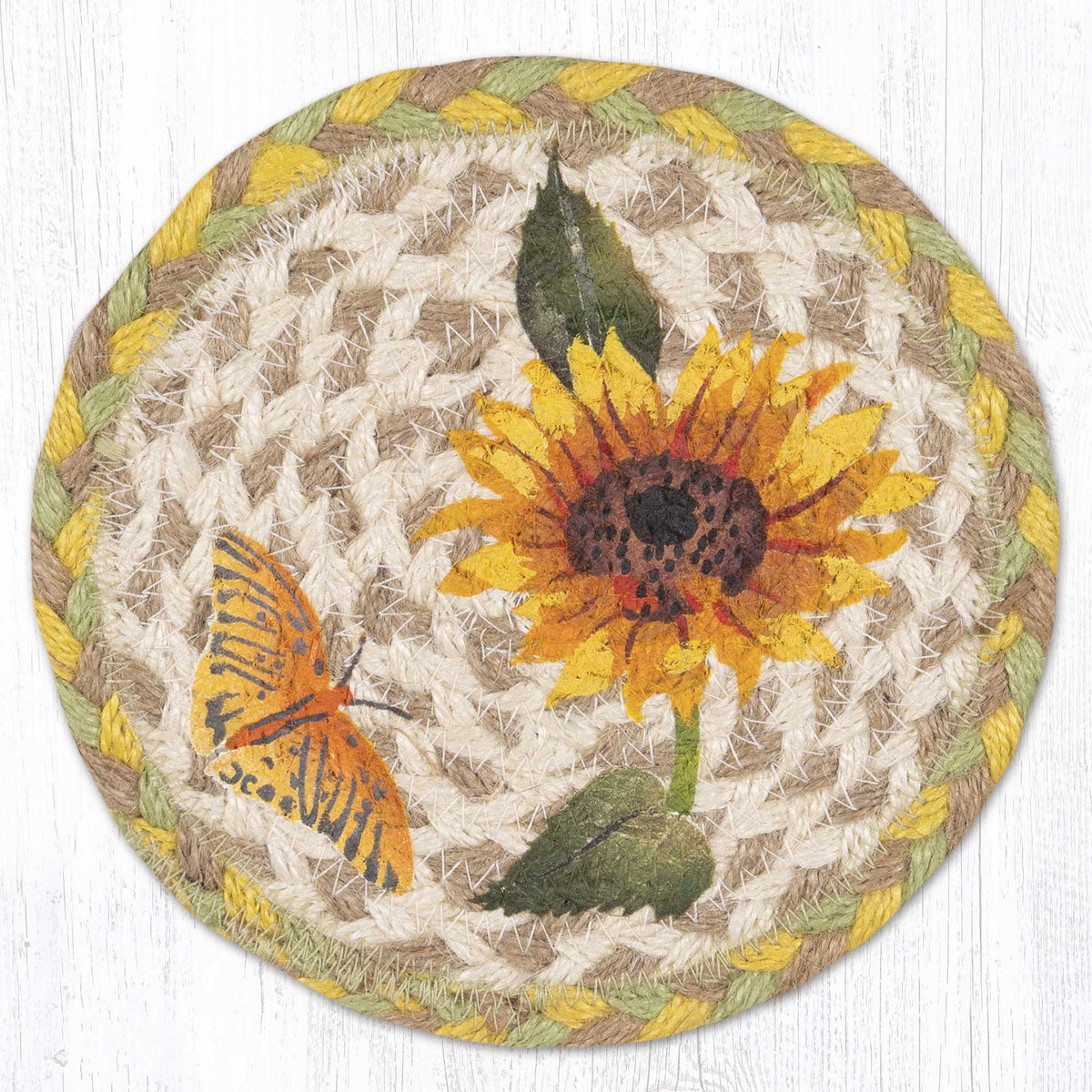 LC-654 Sunflower Field Large Coaster – Earth Rugs
